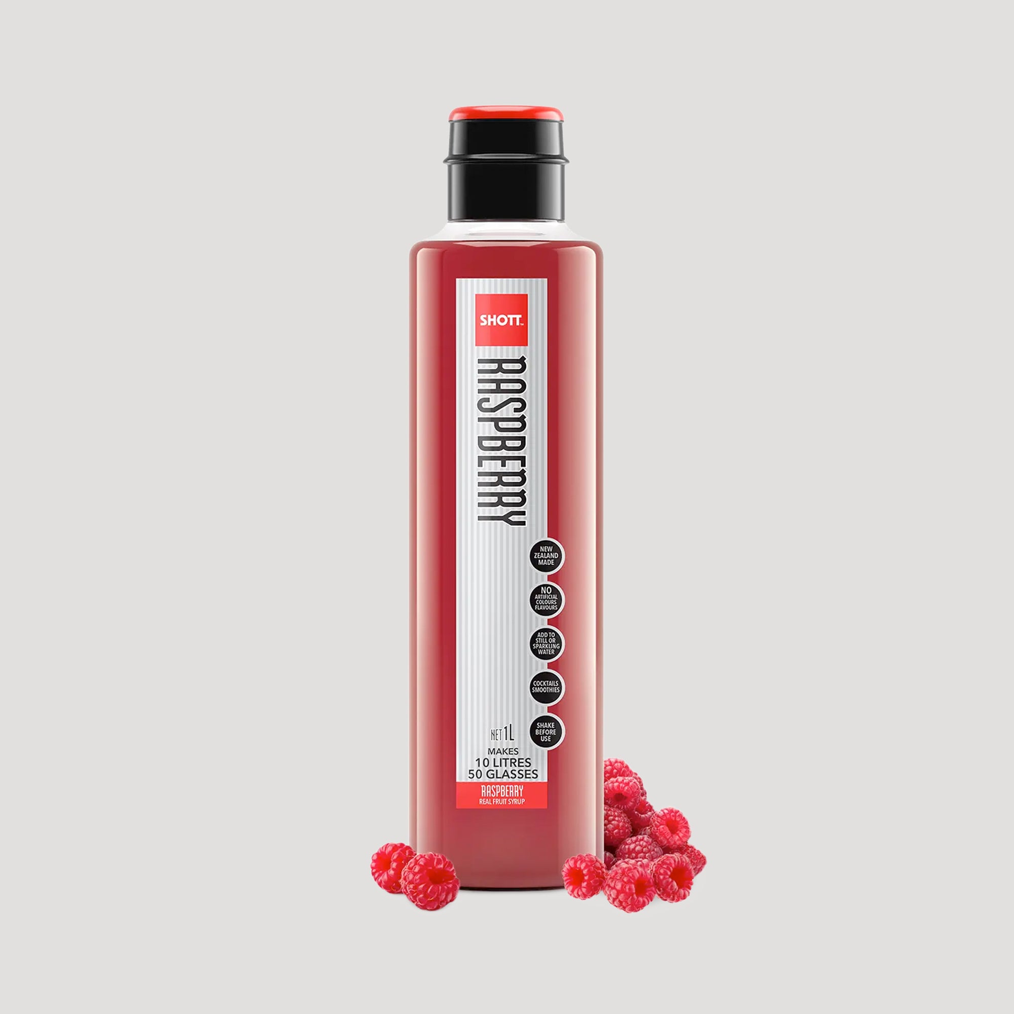 Shott Coffee Syrups – Raspberry – Naked Barista