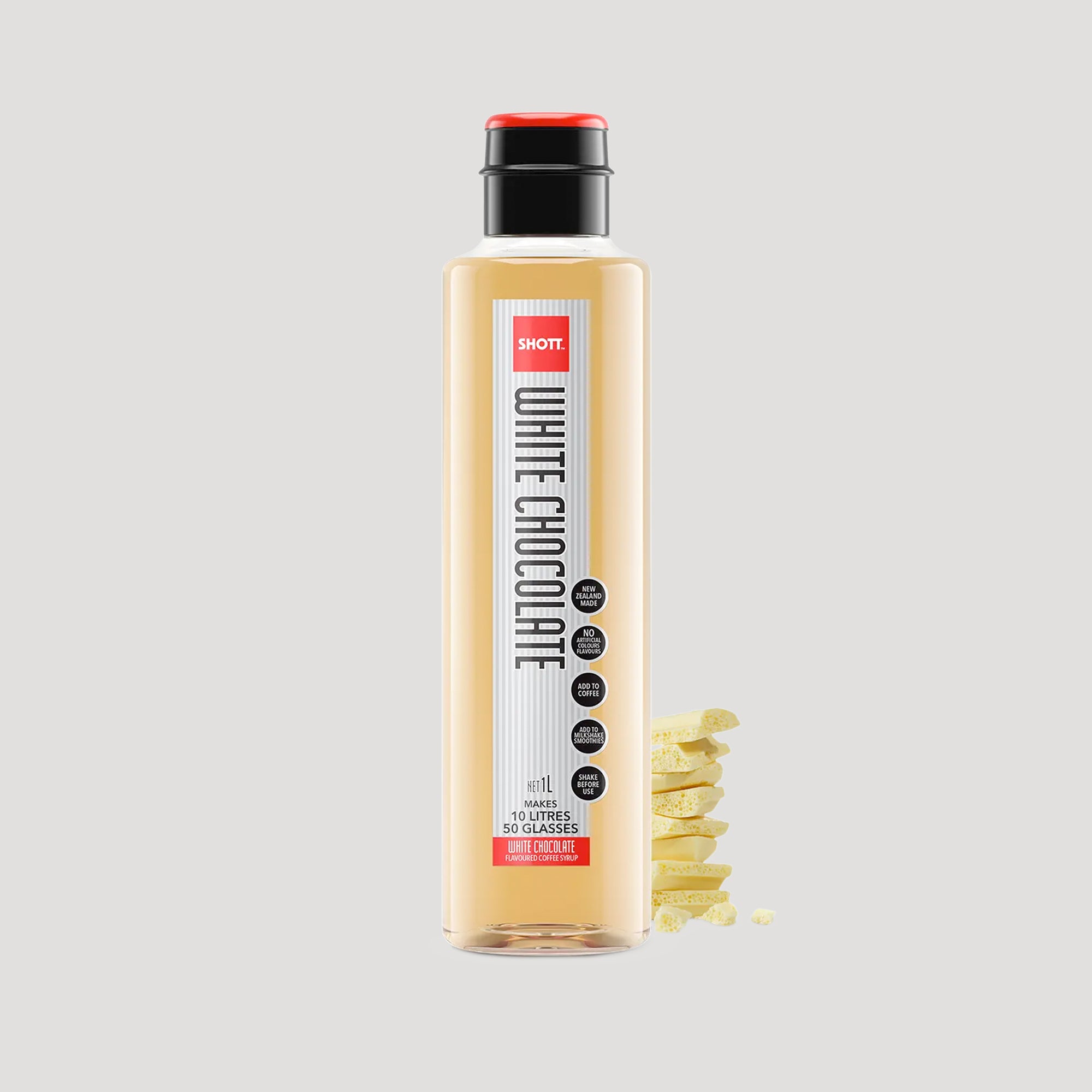 Shott Coffee Syrups – White Chocolate – Naked Barista